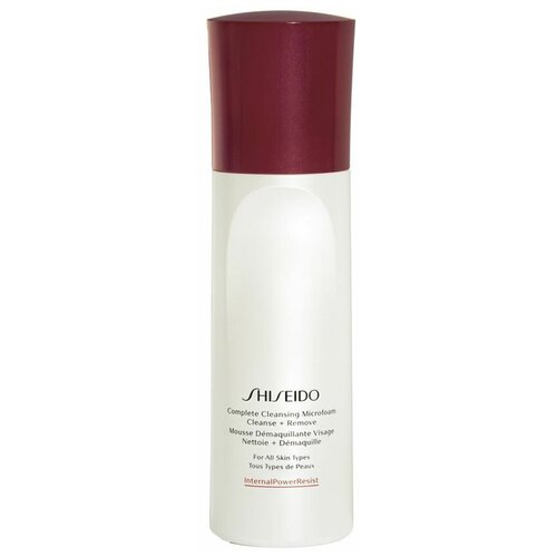 Shiseido универсальный мусс 2 в 1: очищение и снятие макияжа Complete Cleansing MicroFoam, 180 мл