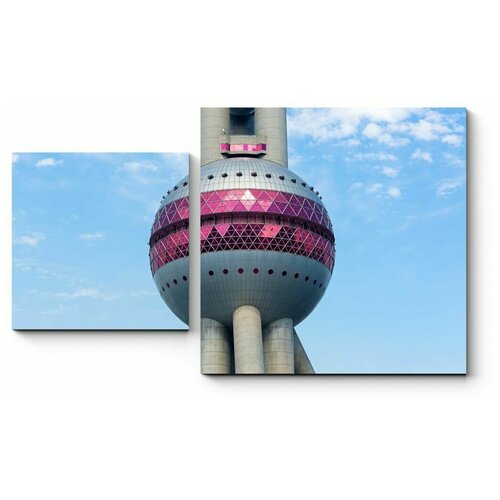 Модульная картина Китайская современная башня100x60