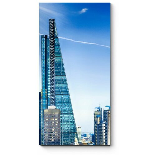 Модульная картина Небоскребы делового Лондона 70x140