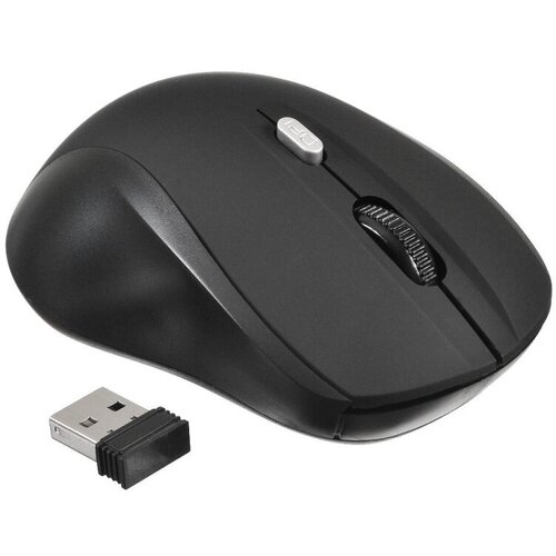 Мышь компьютерная 415MW цвет черный, оптическая (1600dpi)беспроводная USB(3but)