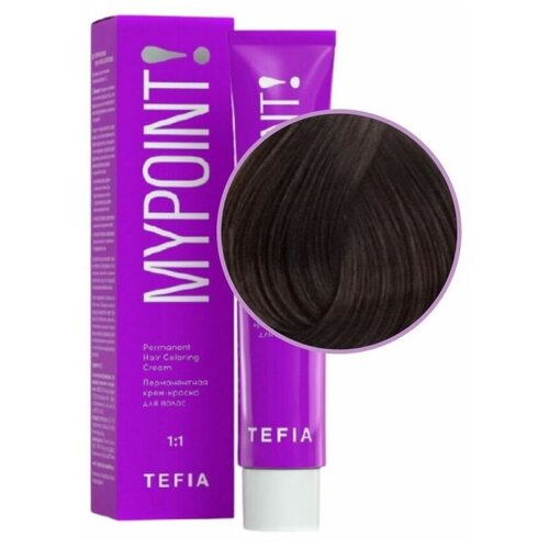 Tefia Mypoint гель-краска для волос Tone On Tone, 5.8 светлый брюнет коричневый, 60 мл
