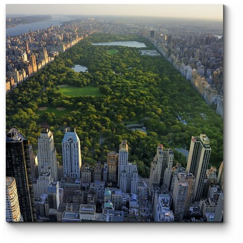 Модульная картина Центральный парк с высоты птичьего полета 60x60