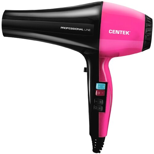Фен Centek CT-2225 Professional 2200Вт черный/розовый .