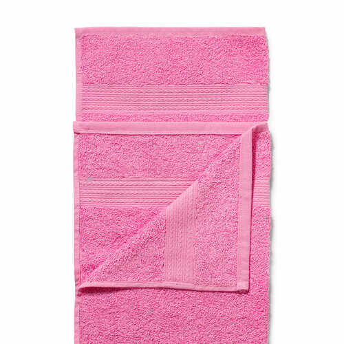 Полотенце махровое 40х70 см, светло-розовый