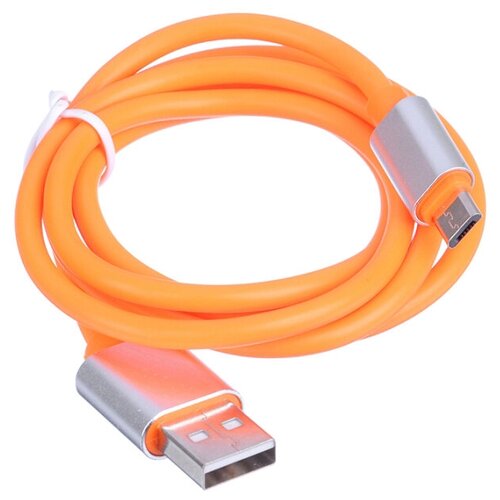 Кабель Baba-Yaga USB - microUSB (470-026), оранжевый