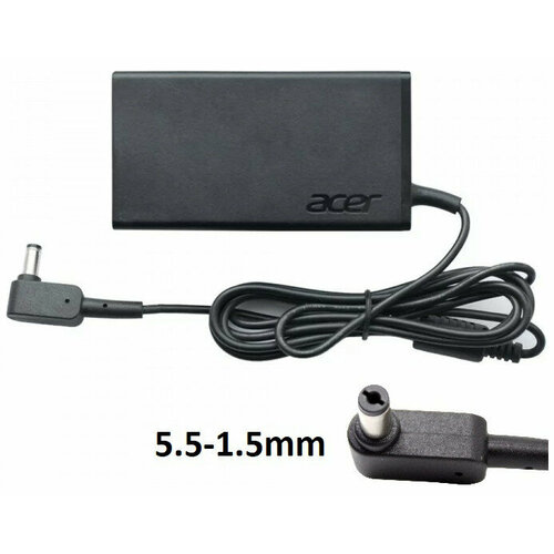 Зарядное устройство для ноутбука Acer Extensa EX 2519-P9DQ, 19V - 2,37А, 45 Вт (Штекер: 5.5-1.5мм) Slim