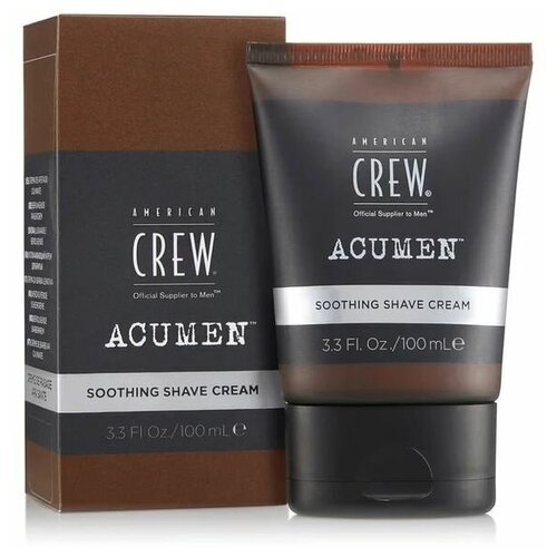 American Crew Acumen Soothing Shave Cream Успокаивающий крем для бритья 100 мл