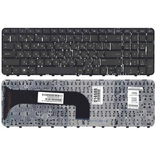 Клавиатура для HP Envy m6-1119tx черная с черной рамкой