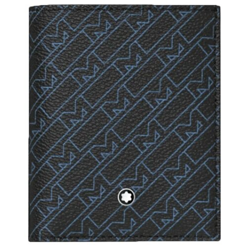 Визитница Montblanc, синий, черный