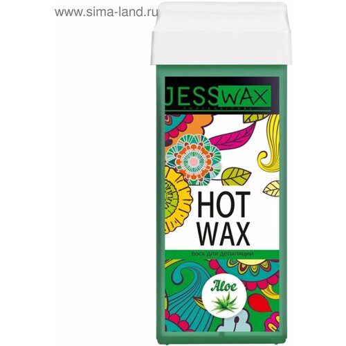 Воск для депиляции JessWax Aloe в картридже, 100 мл