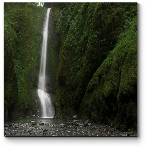 Модульная картина Водопад в сердце леса120x120