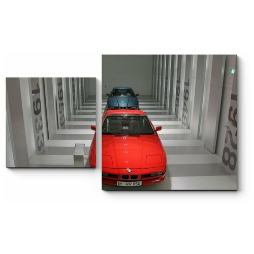Модульная картина Музей BMW в Мюнхене80x48