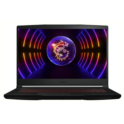 Ноутбук MSI Thin GF63 12UC-1047XRU 9S7-16R821-1047 (15.6", Core i5 12450H, 8 ГБ/ SSD 256 ГБ, GeForce® RTX 3050 для ноутбуков) Черный