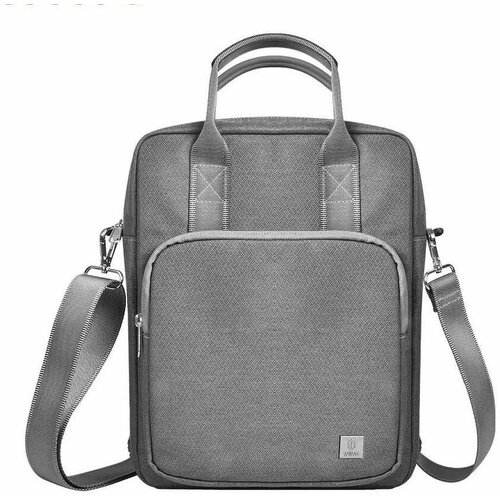 Сумка для ноутбука WiWU Alpha Vertical Double Layer Bag для iPad 12.9 / MacBook 13.3 дюйма - Серая