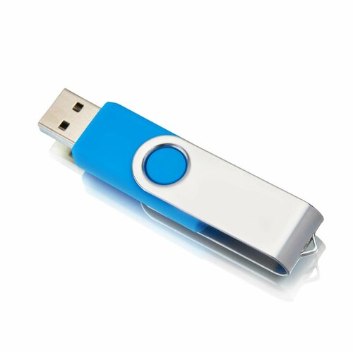 USB флешка, USB flash-накопитель, Флешка Twist, 8 Гб, голубая, арт. F01 USB 2.0 5шт