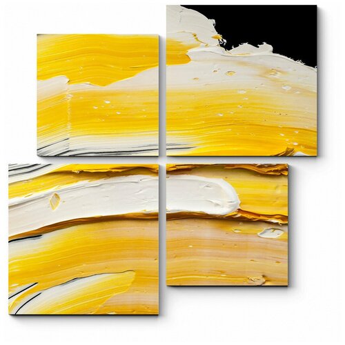 Модульная картина Солнечное масло 130x130