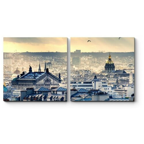 Модульная картина Великолепный Париж50x25