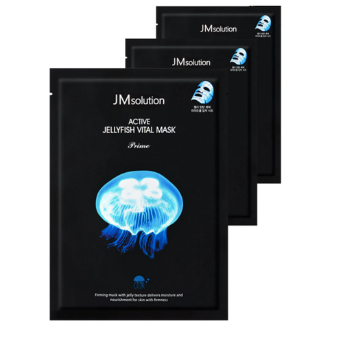 JM Solution тканевая маска с экстрактом медузы Active Jellyfish Vital Mask, 30 мл, 3 уп.
