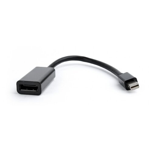 Переходник/адаптер Cablexpert mini DisplayPort - DisplayPort (A-mDPM-DPF-001), 0.16 м, черный