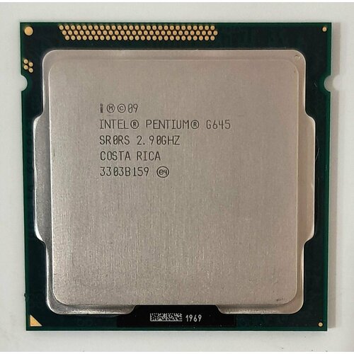 Процессор Intel Pentium G645 LGA1155,  2 x 2900 МГц, OEM