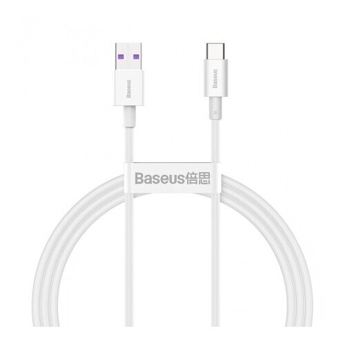 Кабель USB BASEUS Superior Series Fast Charging, USB - Type-C, 6A, 2 м, белый