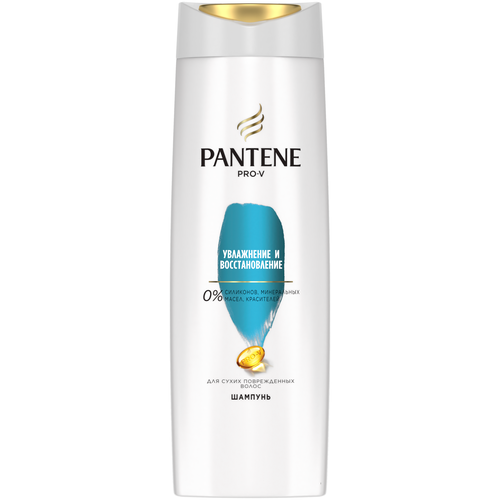 Pantene шампунь Увлажнение и восстановление для сухих и поврежденных волос, 400 мл