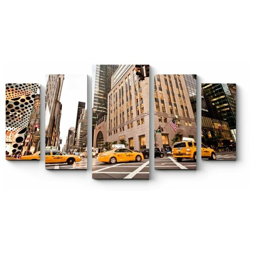 Модульная картина Центральная дорога Нью-Йорка150x83
