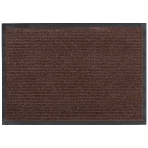 Придверный коврик SunStep ребристый, коричневый, 1.2 х 0.8 м