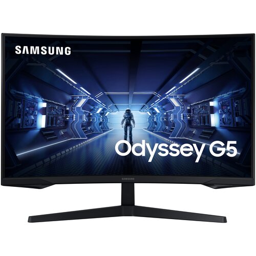 32" Монитор Samsung Odyssey G5 C32G55TQBI, 2560x1440, 144 Гц, *VA, черный
