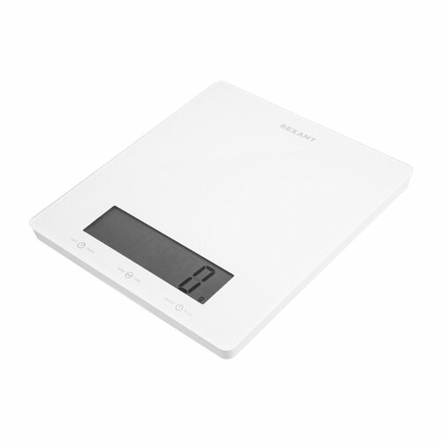 Весы кухонные электронные мультифункциональные, белые/стекло/до 5 кг Rexant 72-1007 (7 шт.)