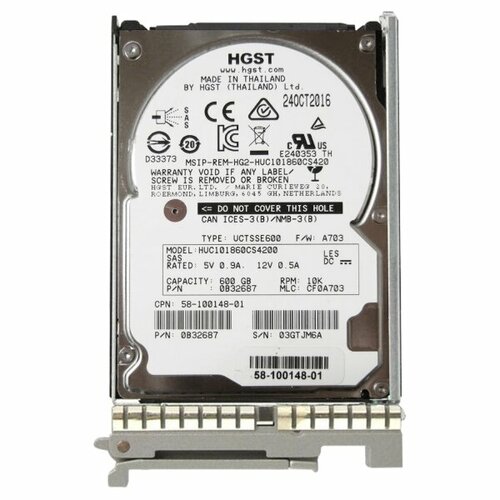 Жесткий Диск Cisco UCS-HD600G10KS4K 600Gb SAS 2,5" HDD