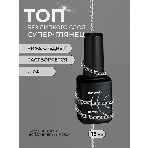 Топ средней вязкости без липкого слоя Cosmoprofi Top Coat 15 мл