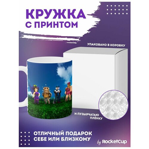 Кружка с принтом игра Roblox