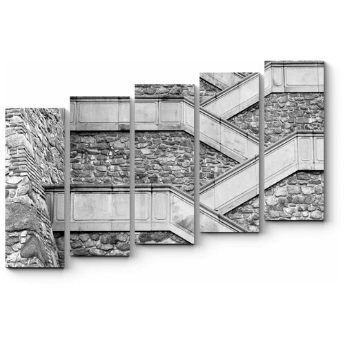 Модульная картина Необычная лестница в Братиславе 90x63