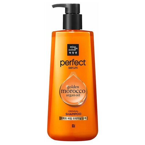 MISE EN SCENE Perfect Serum Original Shampoo, 680 мл - Шампунь для поврежденных волос (7 масел)
