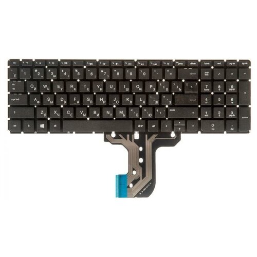 Клавиатура для ноутбука HP Pavilion 15-AC (15-ac, 15-af, 250 G4, 255 G4) черная/без рамки, Гор. Enter