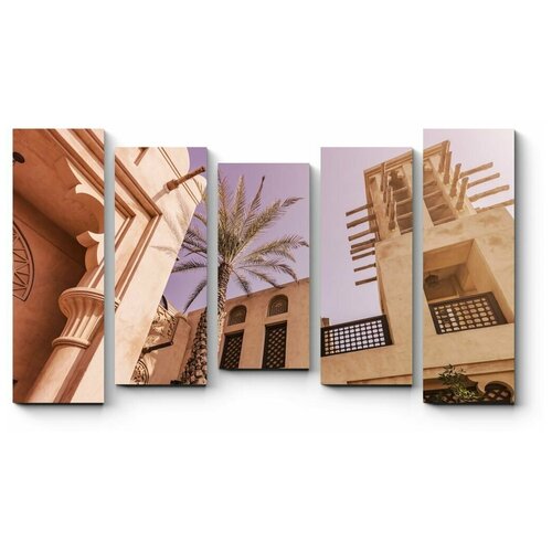 Модульная картина Солнечный Дубай 120x72