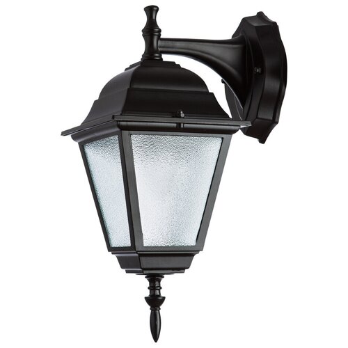 Arte Lamp Уличный настенный светильник Bremen A1012AL-1BK, E27, 60 Вт, цвет арматуры: черный, цвет плафона бесцветный