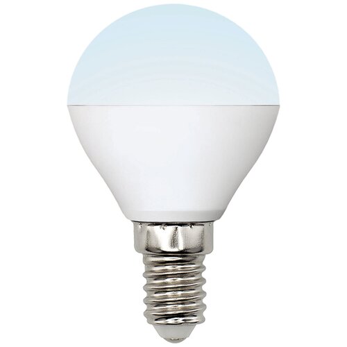 Лампа светодиодная Uniel UL-00002376, E14, G45, 6 Вт, 4000 К