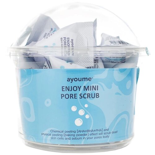 Ayoume скраб для лица Enjoy Mini Pore Scrub, 90 мл, 3 г, 30 шт.