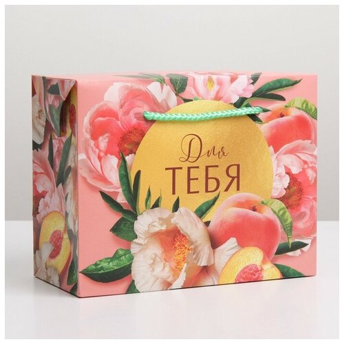 Пакет — коробка «Flower», 23 × 18 × 11 см