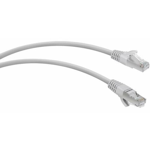 Патч-корд WRline WR-PC-RJ45-FTP-5E-10-GY F/UTP общий экран RJ-45 вил.-вилка RJ-45 кат.5E 10м серый LSZH (уп:1шт)