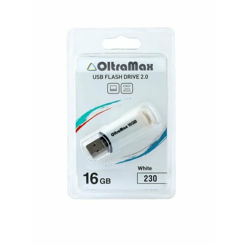 USB флеш накопитель OM-16GB-230 белый