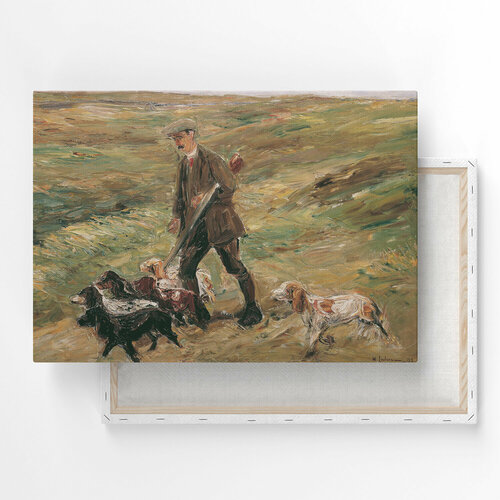 Картина на холсте, репродукция / Макс Либерман - Hunter in the Dunes / Размер 30 x 40 см