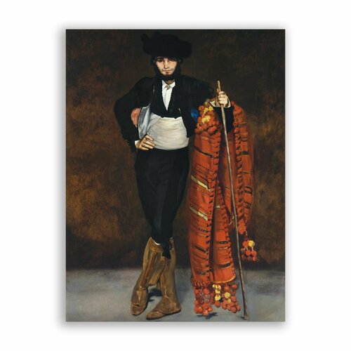 Картина на холсте, репродукция / Эдуард Мане - Young Man in the Costume of a Majo / Размер 30 x 40 см