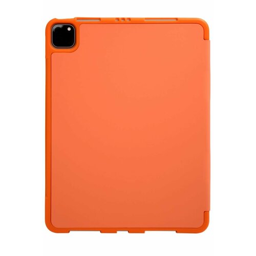 Чехол-книжка для iPad Pro 11 3 загиба силиконовый с рамкой Оранжевый