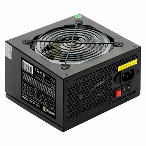 Блок питания 800W ExeGate EVO800, ATX, PC, RGB, black, APFC, 12cm, 24p+(4+4)p, PCI-E, 5*SATA, 3*IDE, FDD + кабель 220V в комплекте