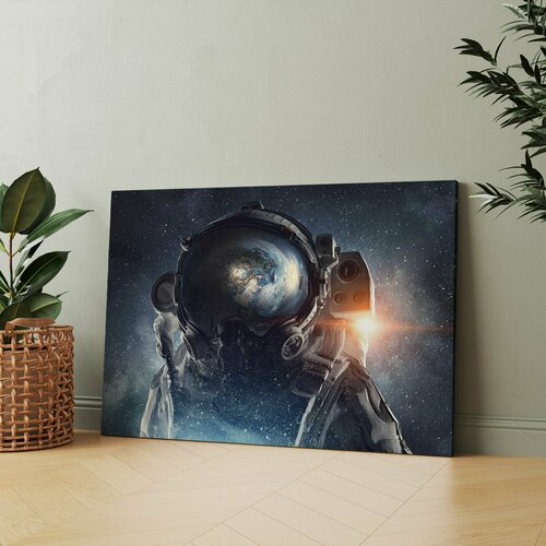 Картина на холсте (космос в) 40x60 см/для интерьера/в комнату/на стену/в подарок