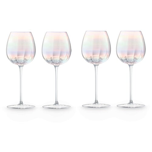 Набор бокалов LSA Pearl White Wine Glass PE02, 325 мл, 4 шт., бесцветный