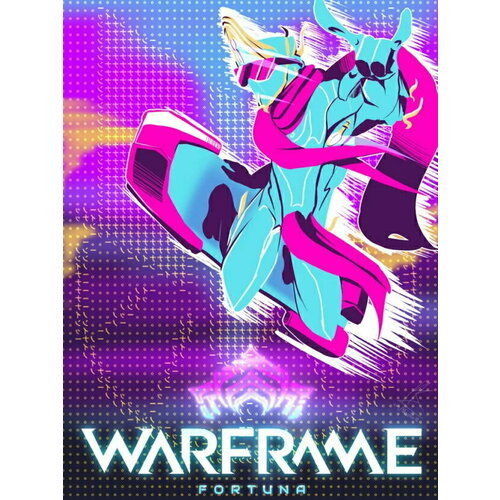Плакат, постер на холсте Warframe-Fortuna/Варфрейм/игровые/игра/компьютерные герои персонажи. Размер 42 х 60 см